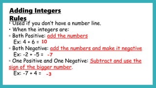 Absolute Value and the Fundamental Operations on Integers.pptx