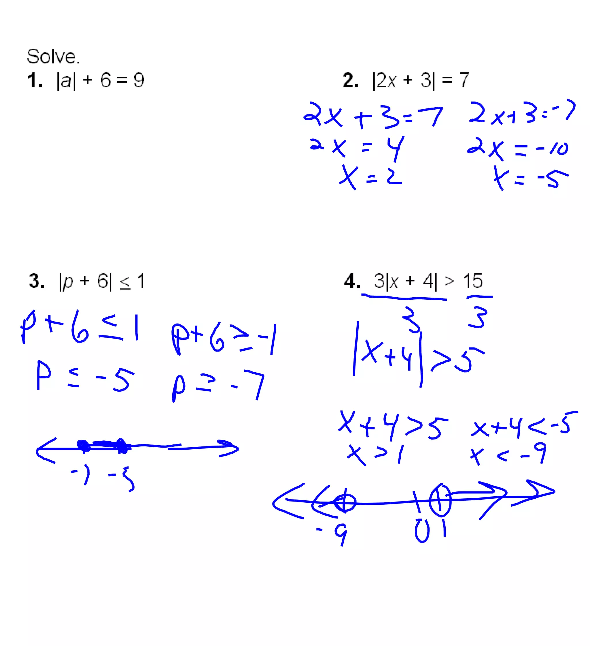 Absolute Value Equations & Inequalities | PPT | Physics | Science