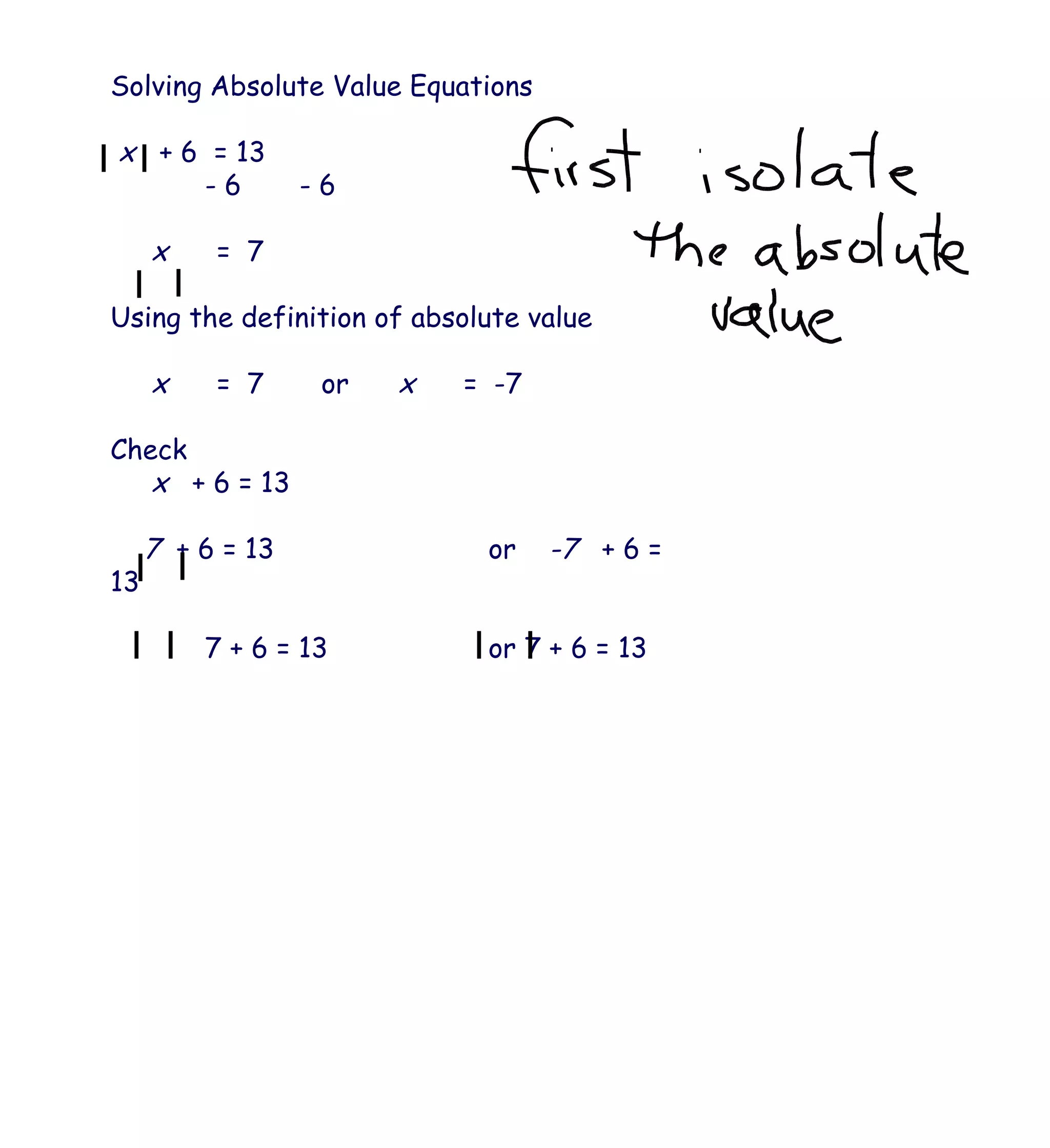 Absolute Value Equations & Inequalities | PPT | Physics | Science
