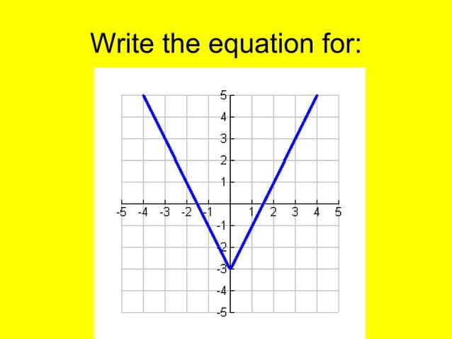 Absolute value functions | PPT | Physics | Science