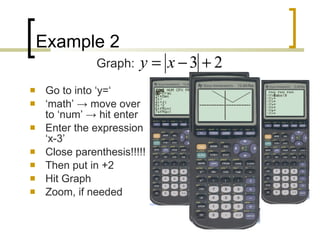 Absolute Value Functions & Graphs | PPT