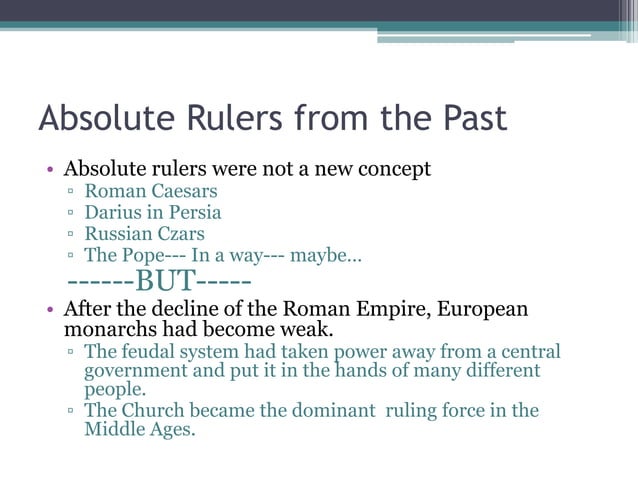 Absolutism | PPTX