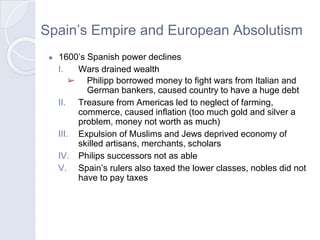 Absolutism and revolution | PPTX