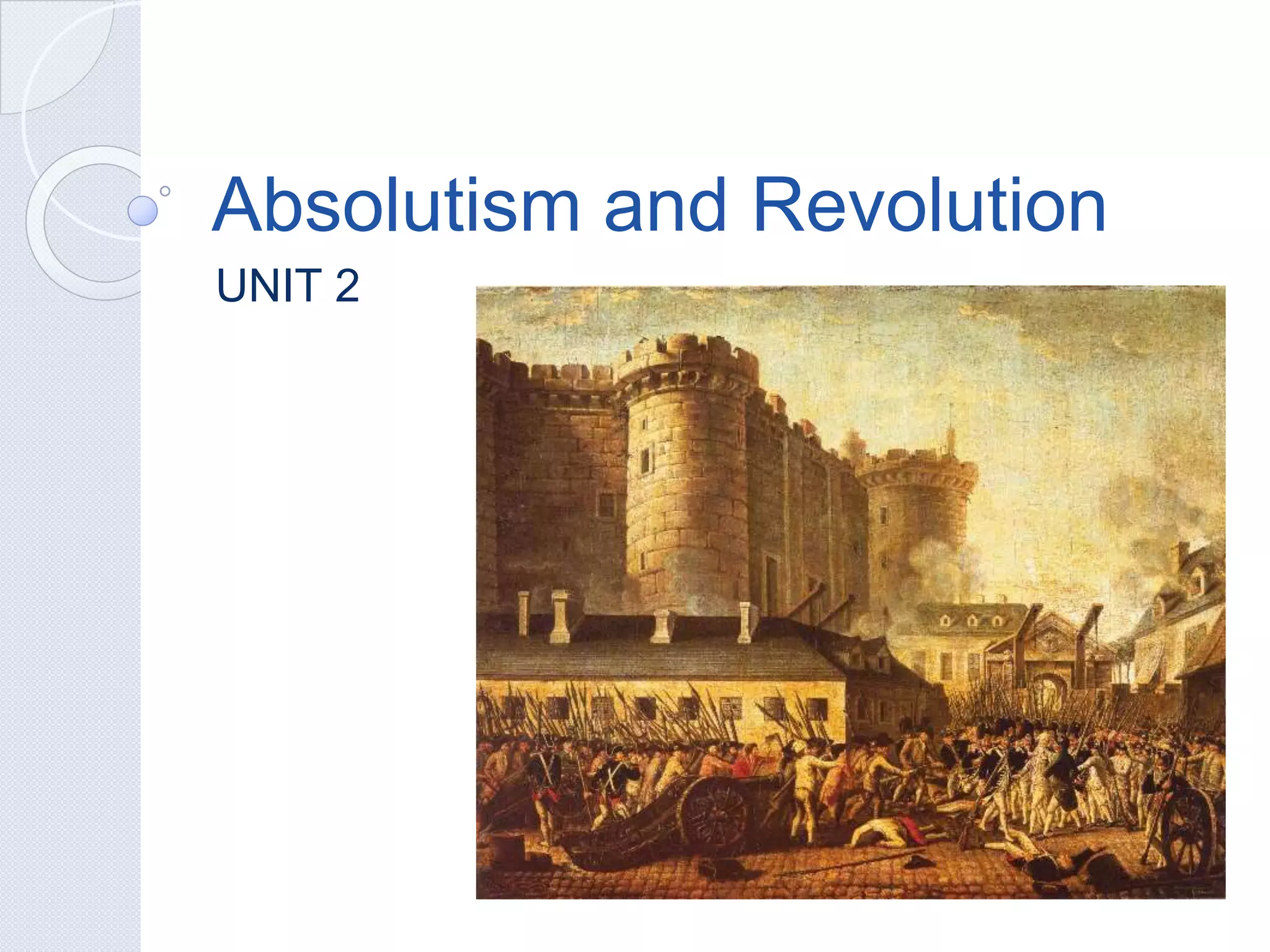 Absolutism and revolution | PPTX