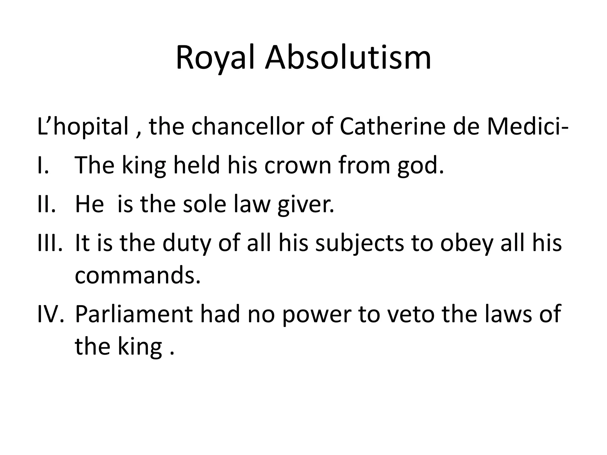 Absolutist and anti absolutist theories of 16th centuries | PPTX