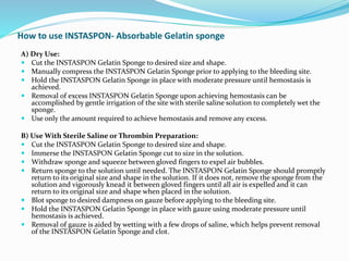 Absorbable Gelatin Sponge | PPTX
