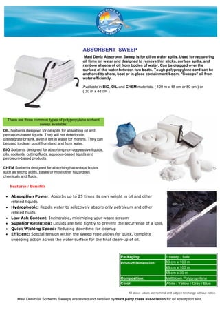 Absorbents & Spill Kits catalogue | PDF