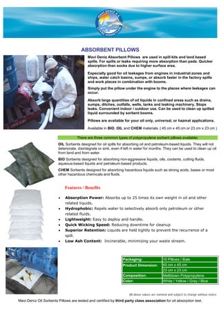Absorbents & Spill Kits catalogue | PDF