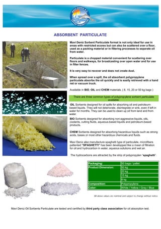 Absorbents & Spill Kits catalogue | PDF