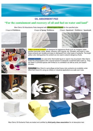 Absorbents & Spill Kits catalogue | PDF