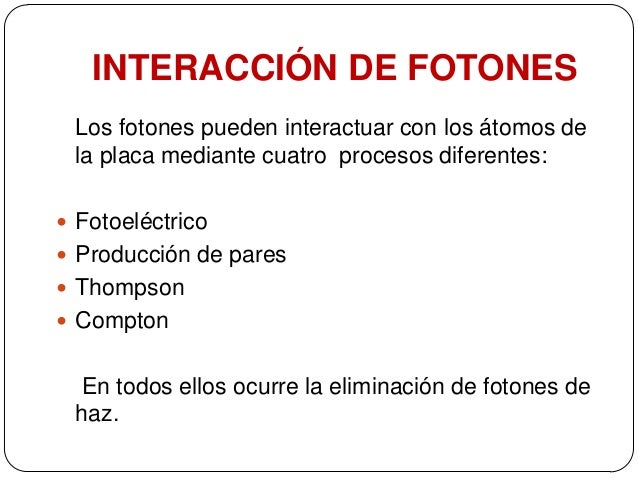 Absorción y dispersión de fotones