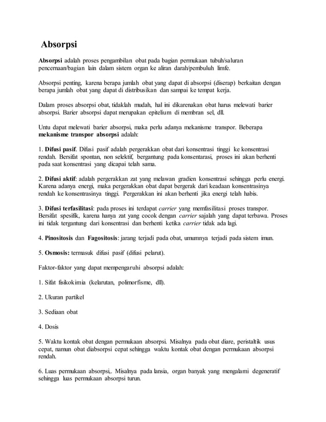 Absorpsi | PDF
