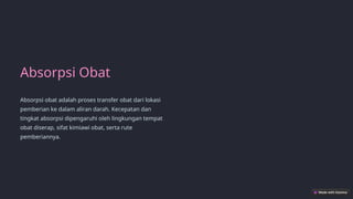 Absorpsi-Obat-dan Rute pemberian Obat.pptx