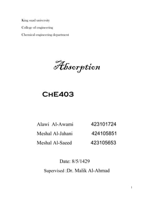 Absorption | PDF