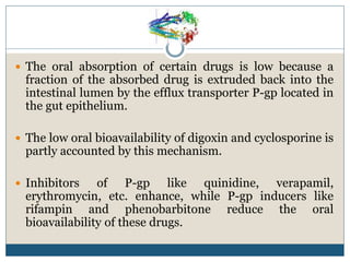Absorption of drugs pharmacology ppt | PPTX