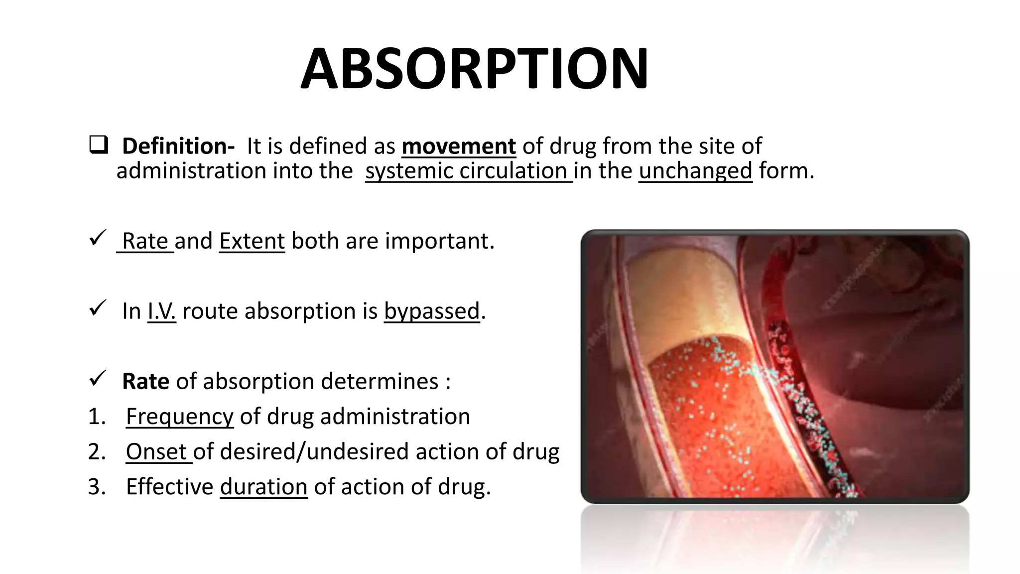 Absorption of Drugs | PPTX