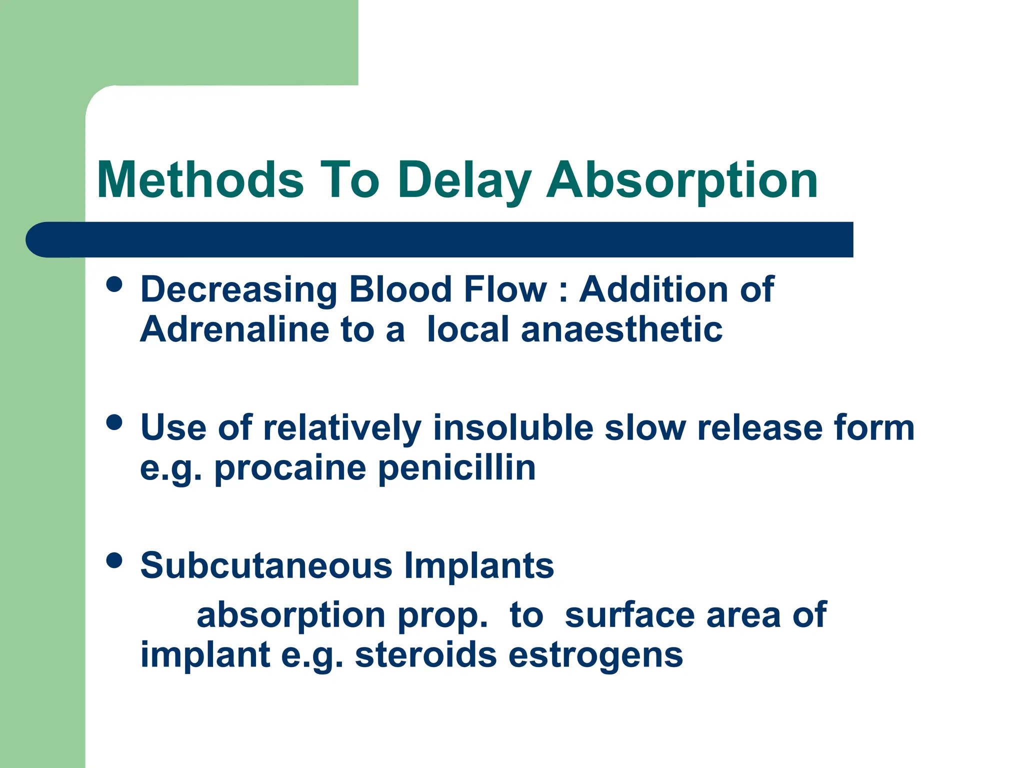 Pharmacology of Absorption for 3rd year Medical Students.ppt
