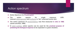 Absorption and action spectrum | PPTX