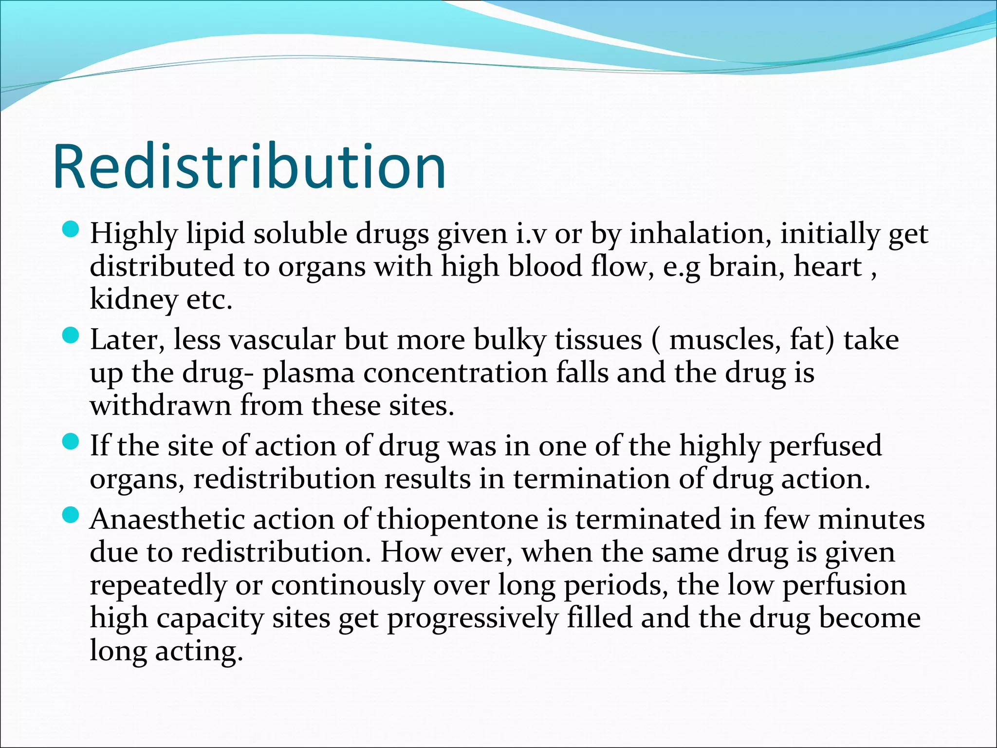 Absorption and distribution of drugs | PPT