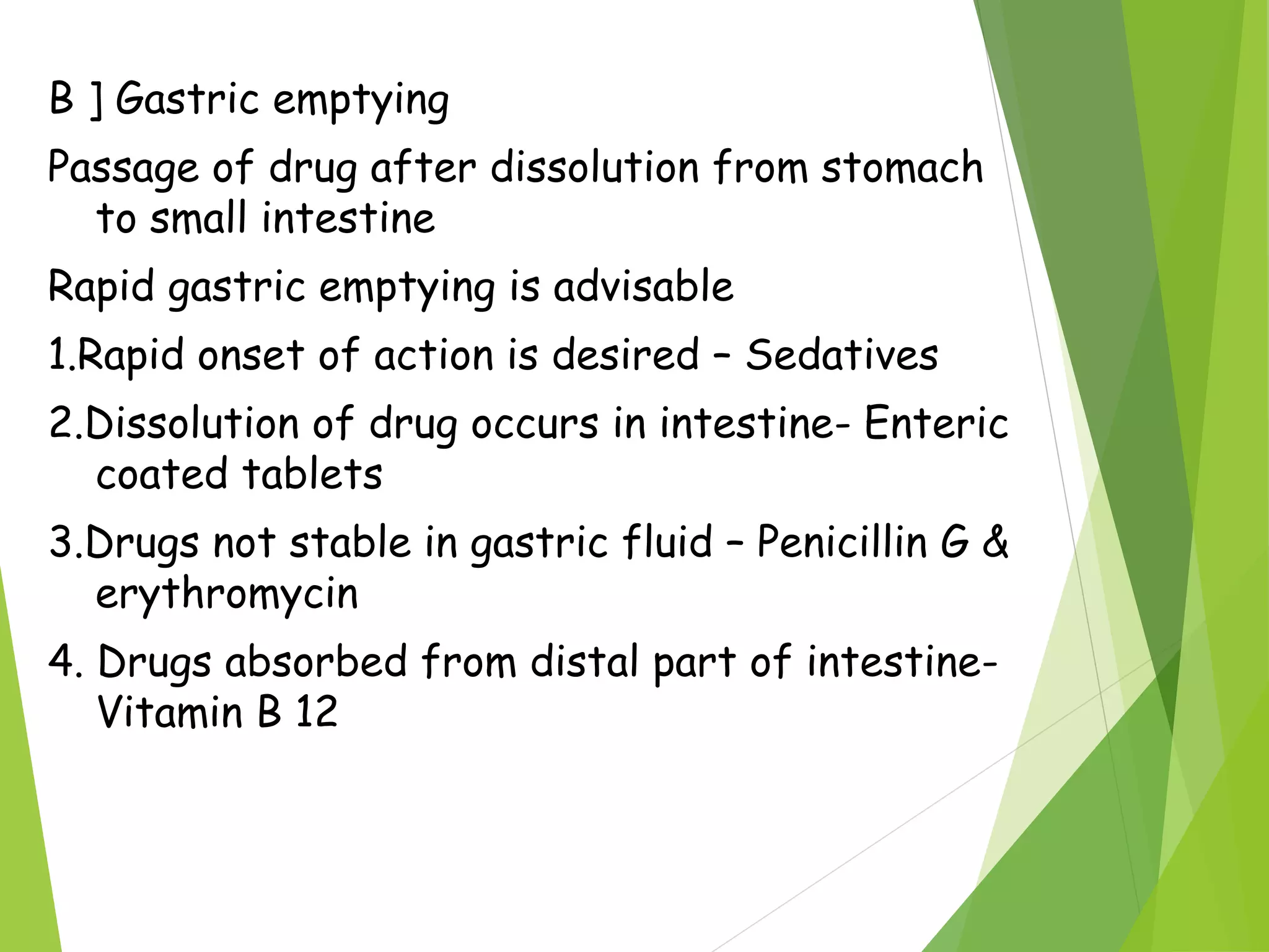 Absorption and distribution of drugs | PPTX