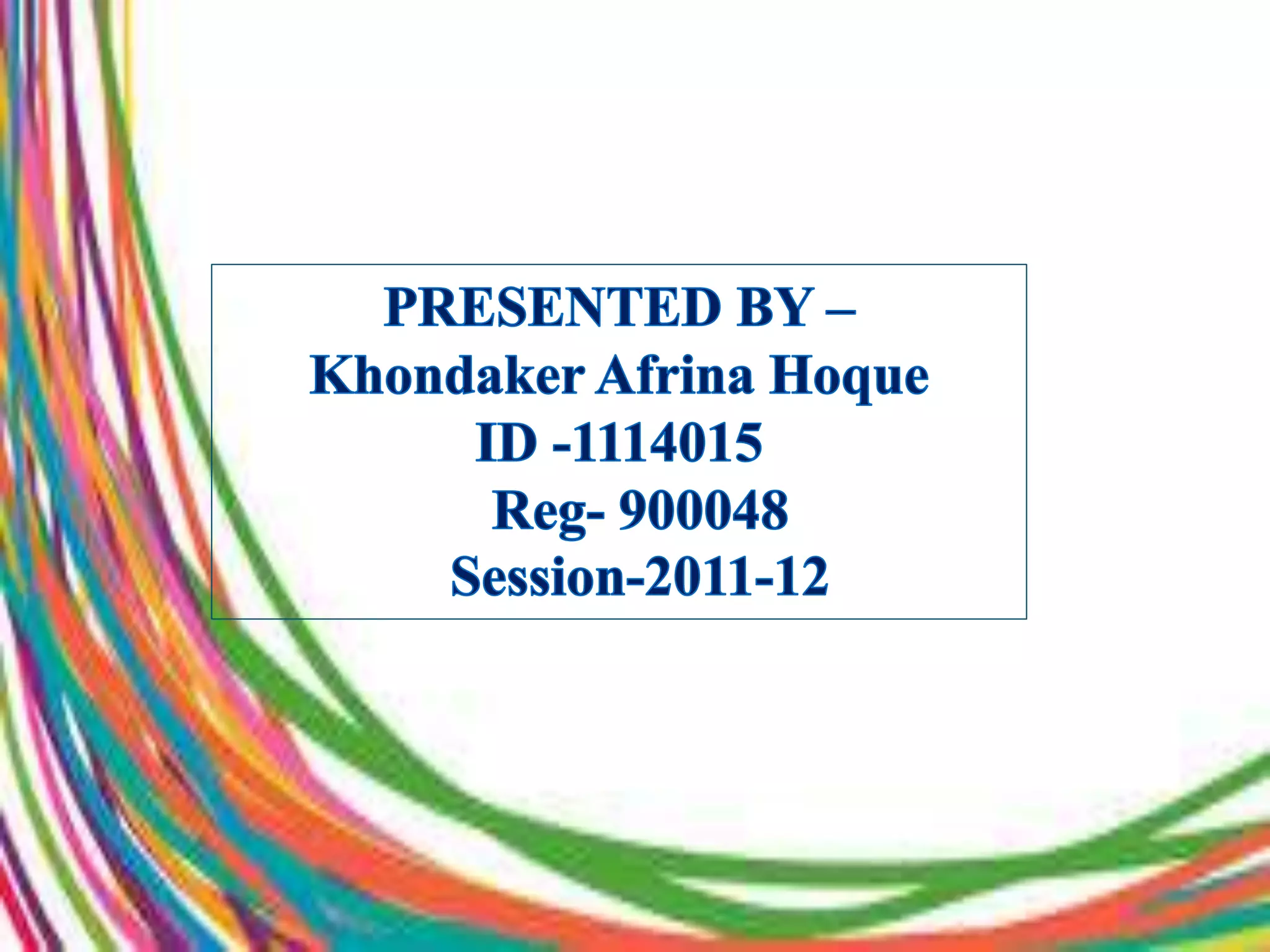 Absorption and intensity shift | PPTX