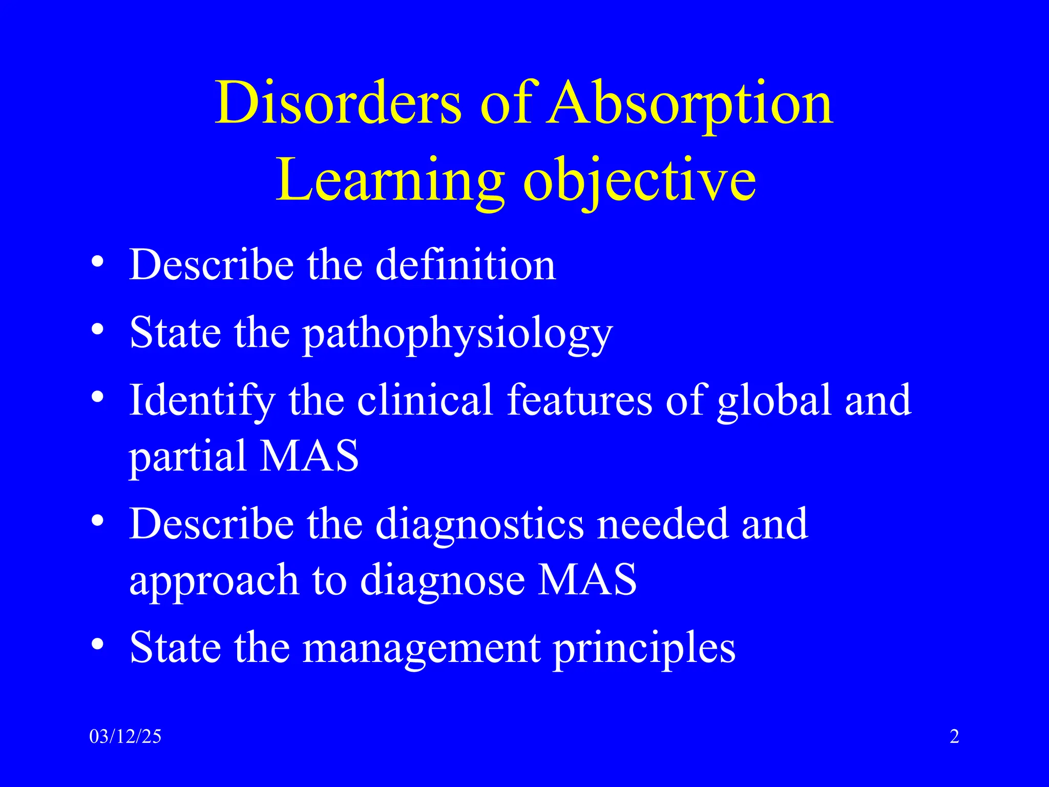 Absorption disorders for gestroenterology .ppt