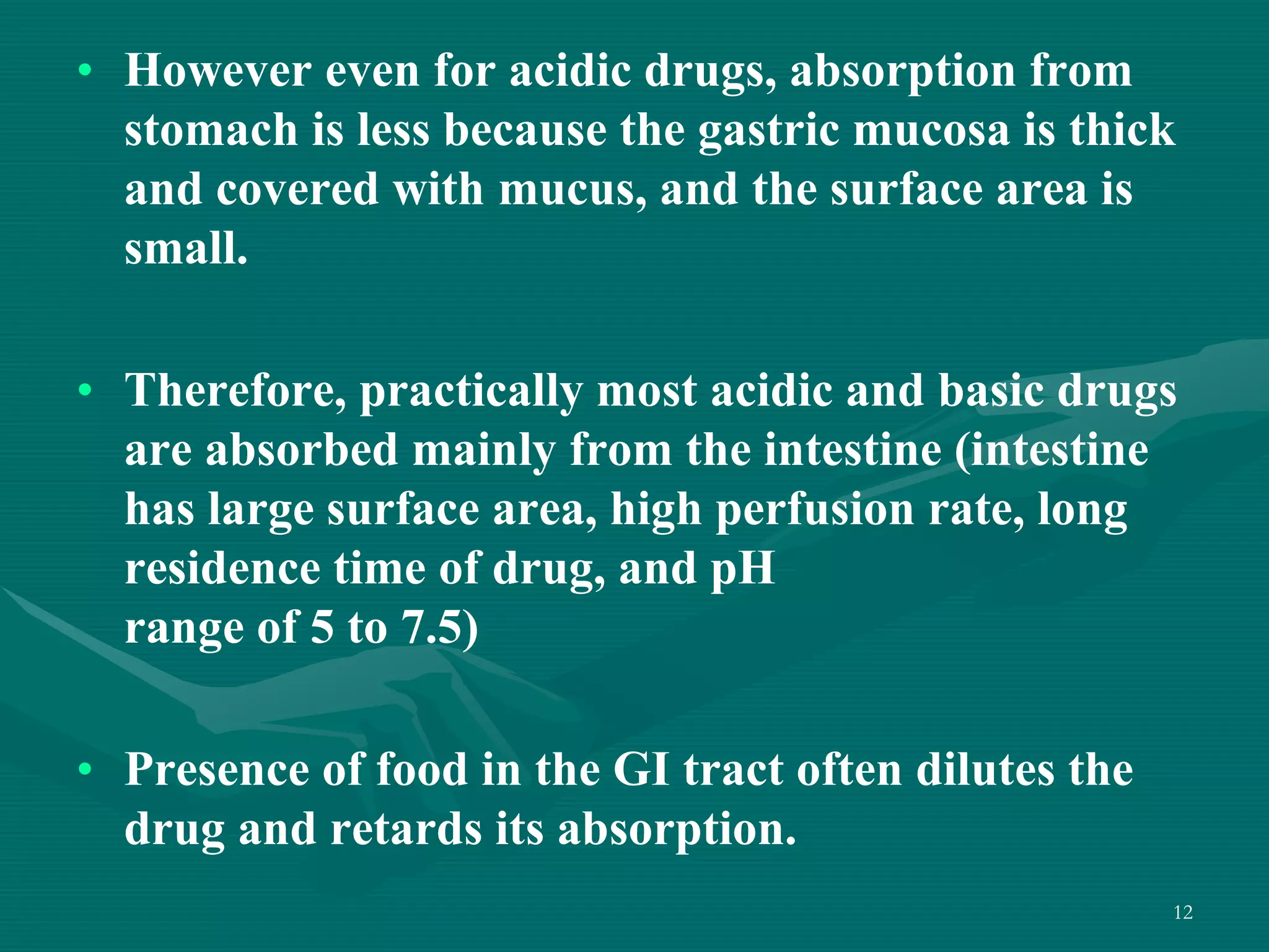 Absorption of drug | PDF