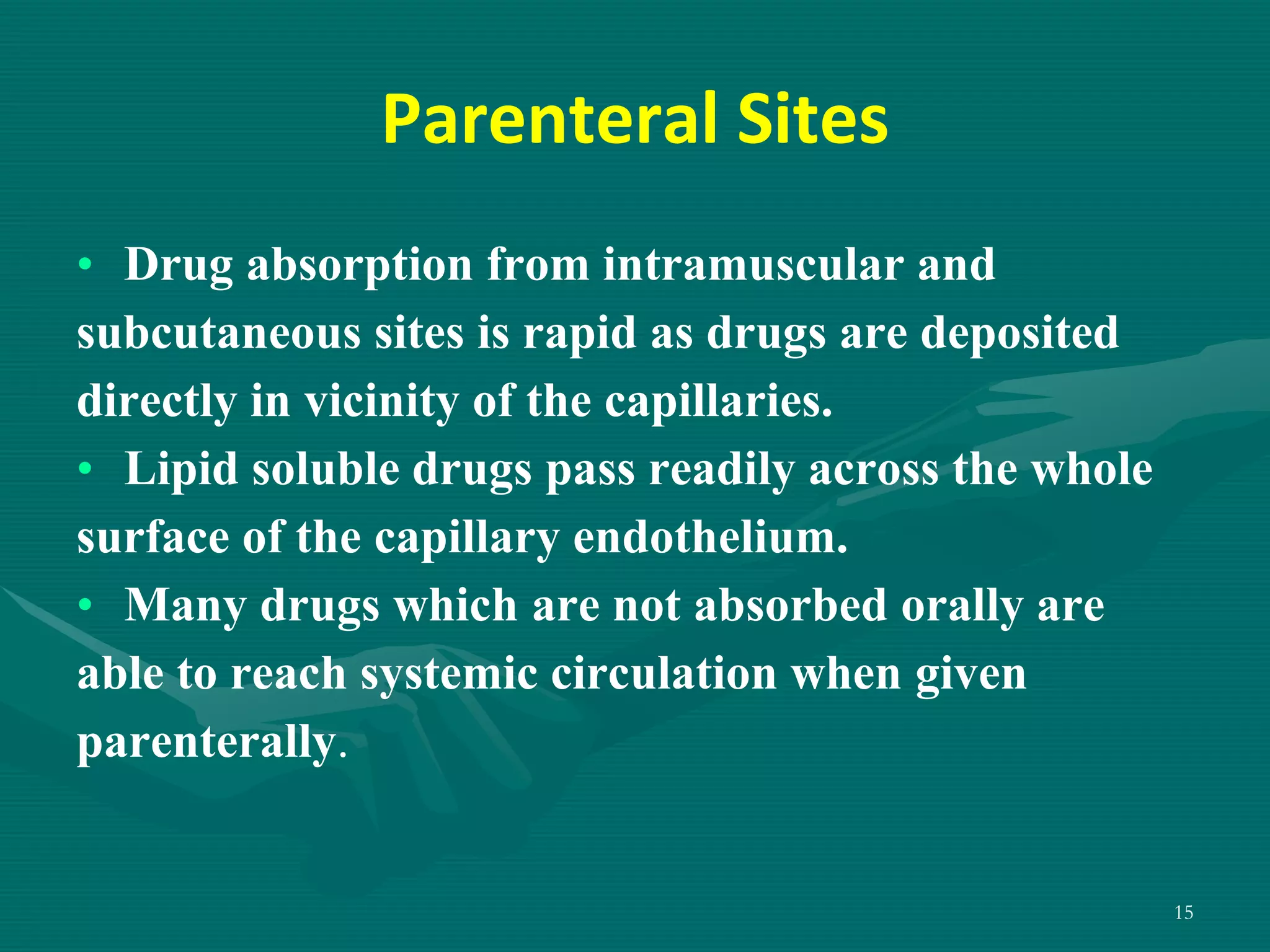 Absorption of drug | PDF