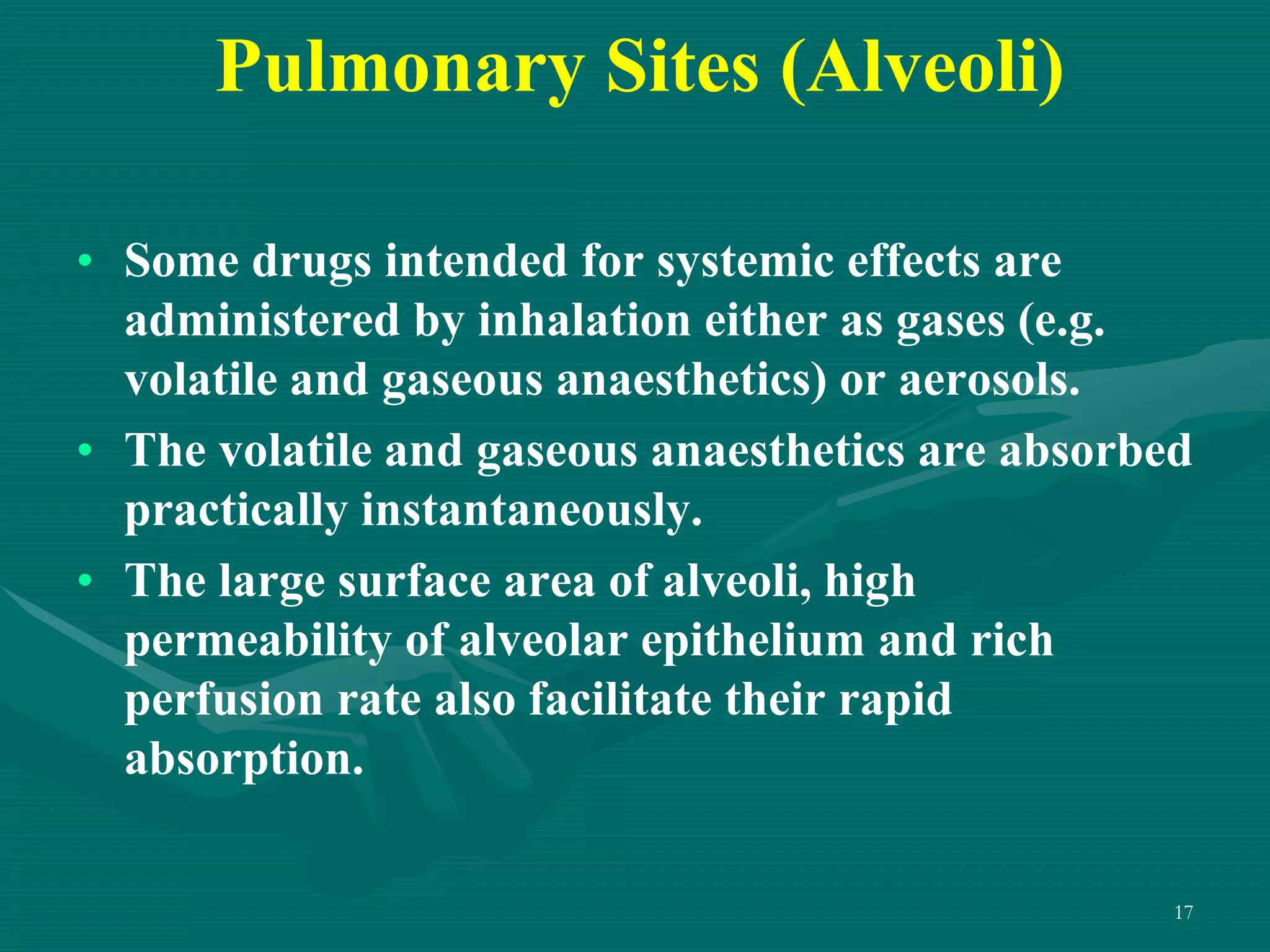 Absorption of drug | PDF