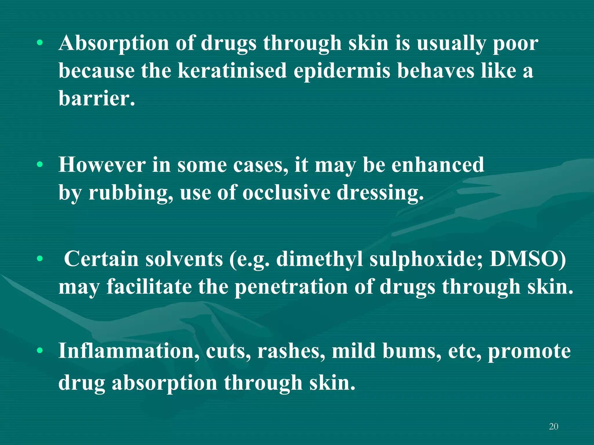 Absorption of drug | PDF