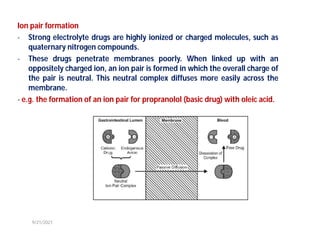 Absorption of drug | PDF