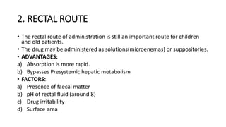 Absorption of drug from extravascular route.pptx | Skin and Dermatology ...