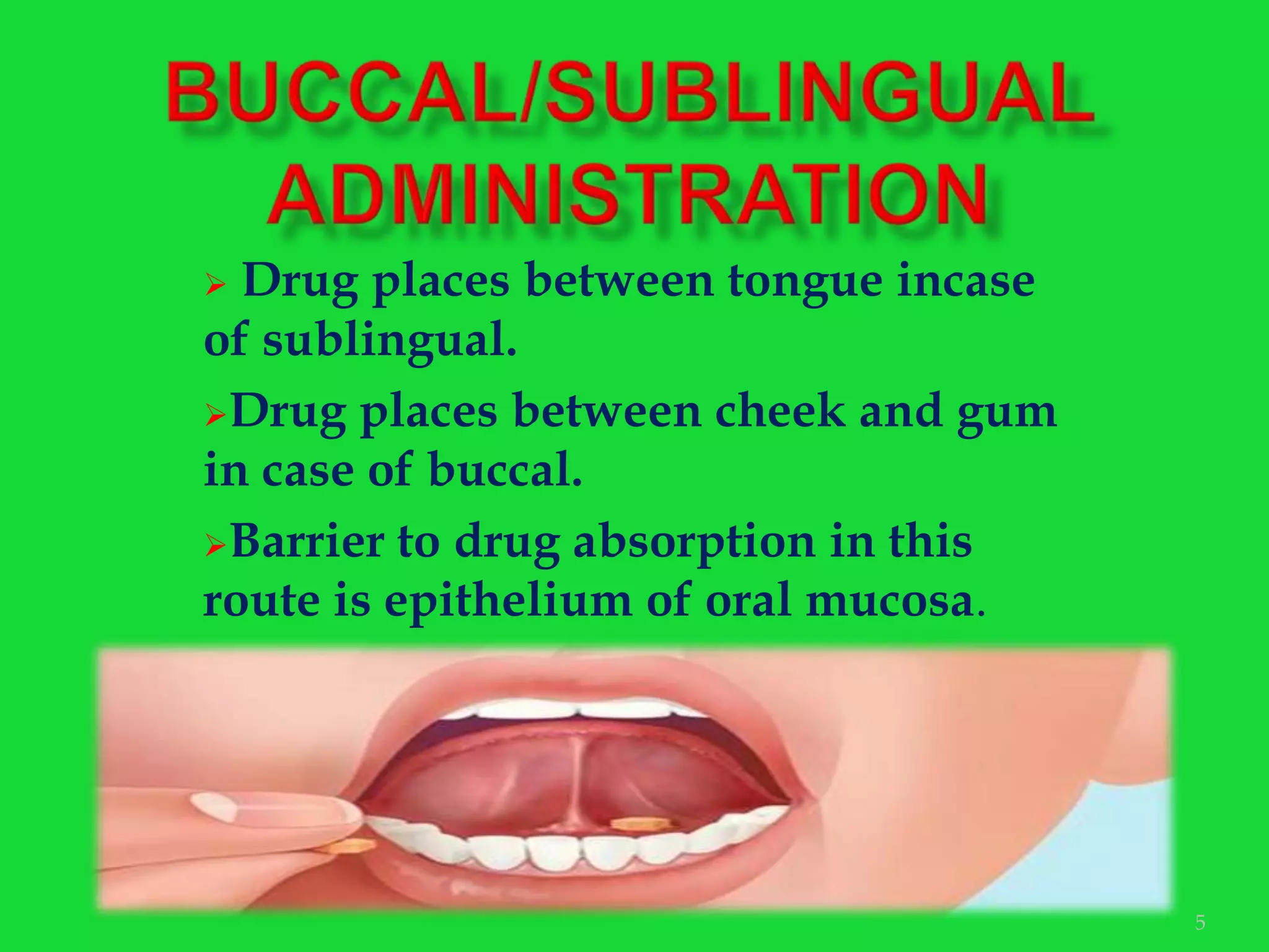 Absorption of drug from non per oral route | PPTX