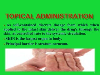 Absorption of drug from non per oral route | PPTX