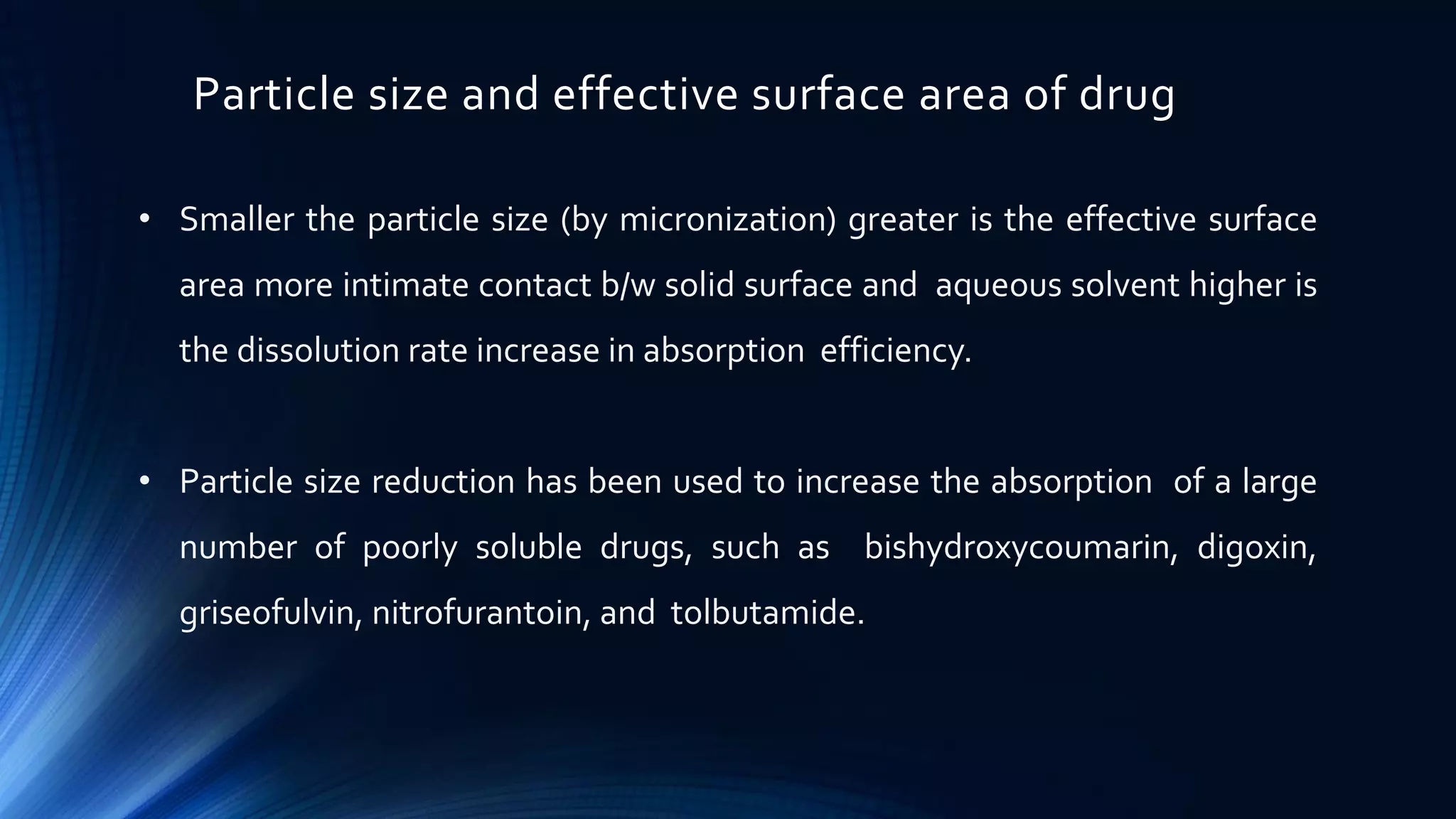 Absorption of drugs Pharmacokinetics | PDF