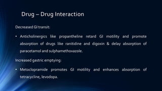 Absorption of drugs Pharmacokinetics | PDF