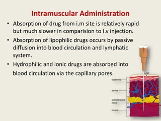 Absorption of drugs through non oral routes | PPTX