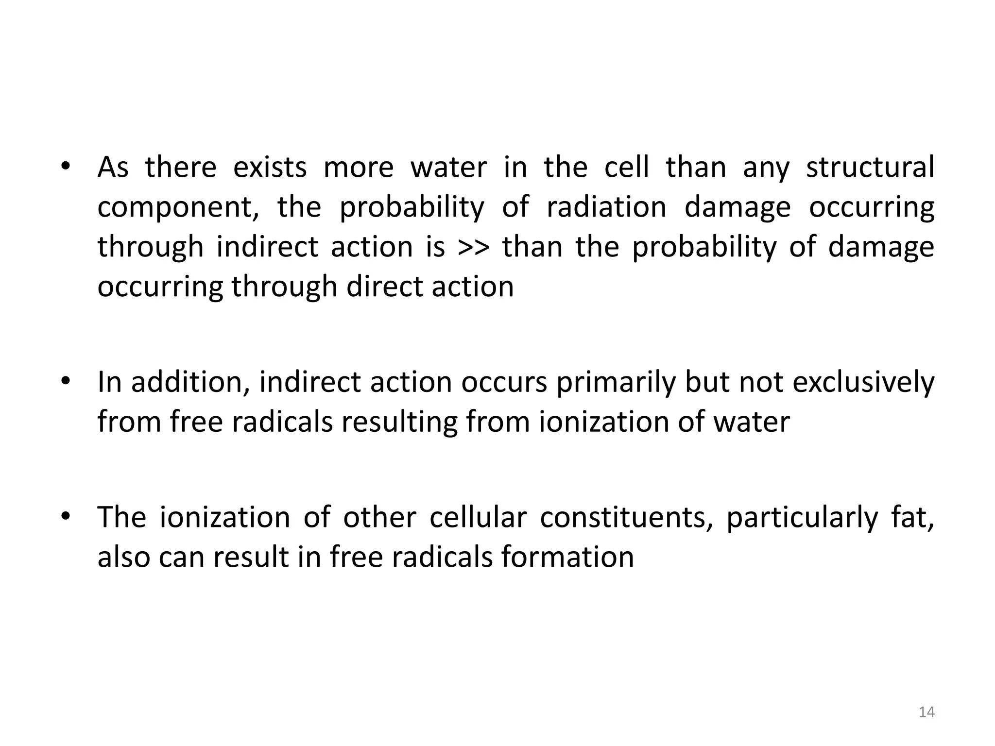 Absorption of radiation and DNA damage | PPTX
