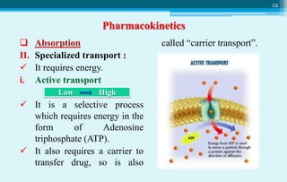 Absorption Pharmacokinetics (pharmacology and toxicology) | PPTX