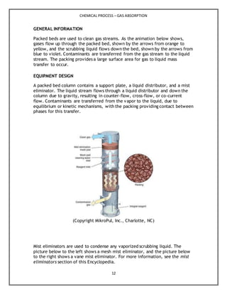 Absorption process | DOCX
