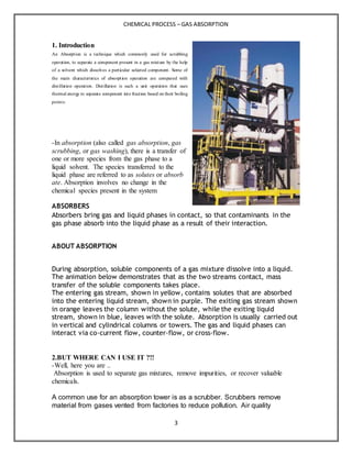 Absorption process | DOCX