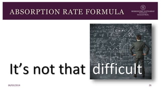 Calculating Absorption Rates | PPT