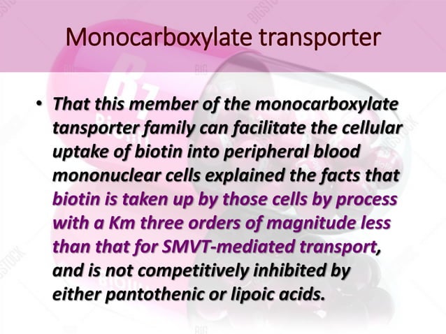 Absorption, transport and metabolism of biotin | PPSX | Endocrine and ...