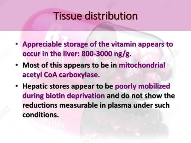 Absorption, transport and metabolism of biotin | PPSX | Endocrine and ...