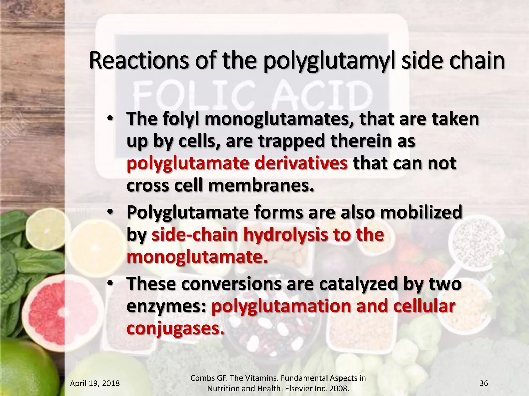 Absorption, transport and metabolism of folate | PPSX