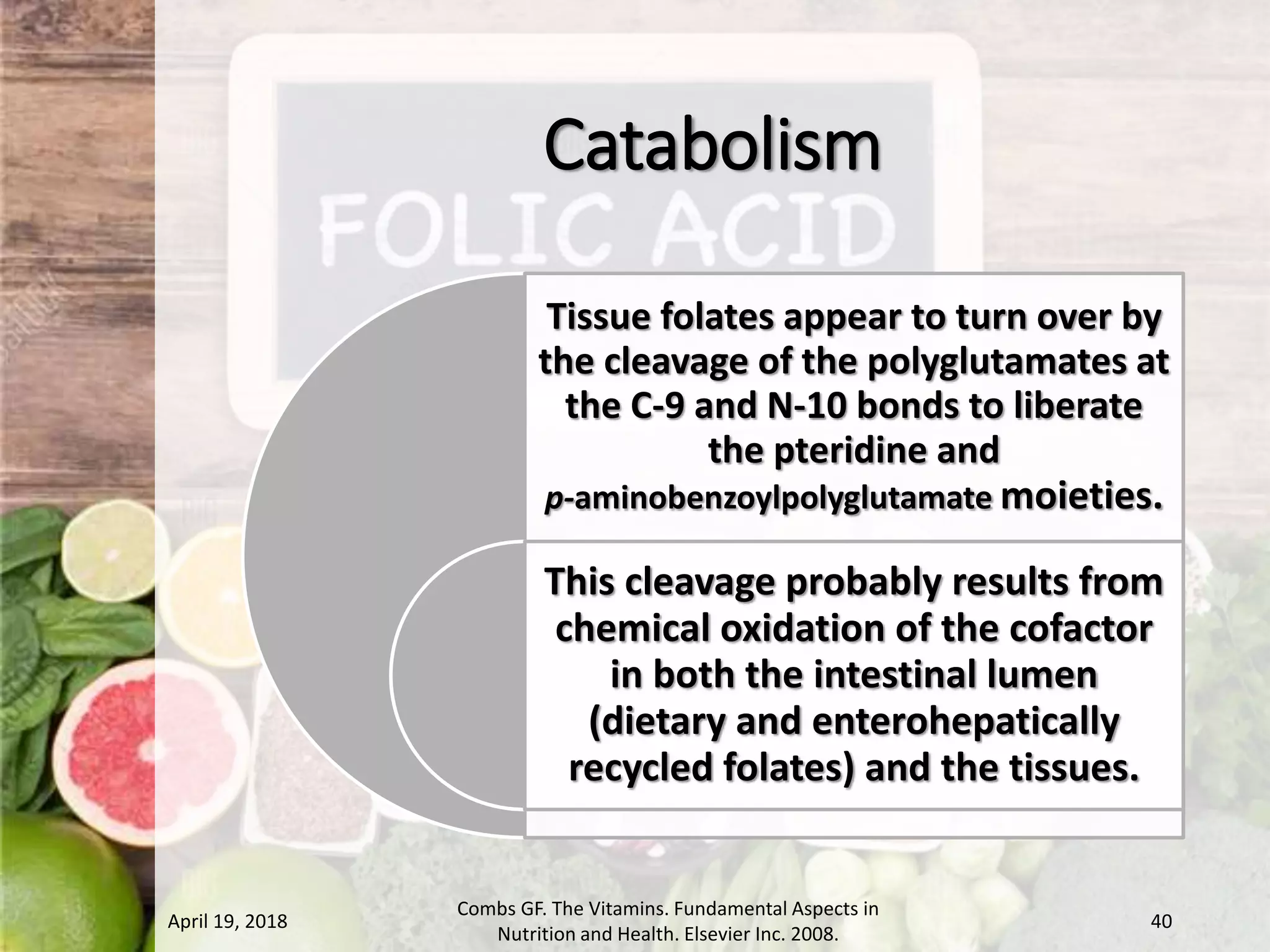 Absorption, transport and metabolism of folate | PPSX