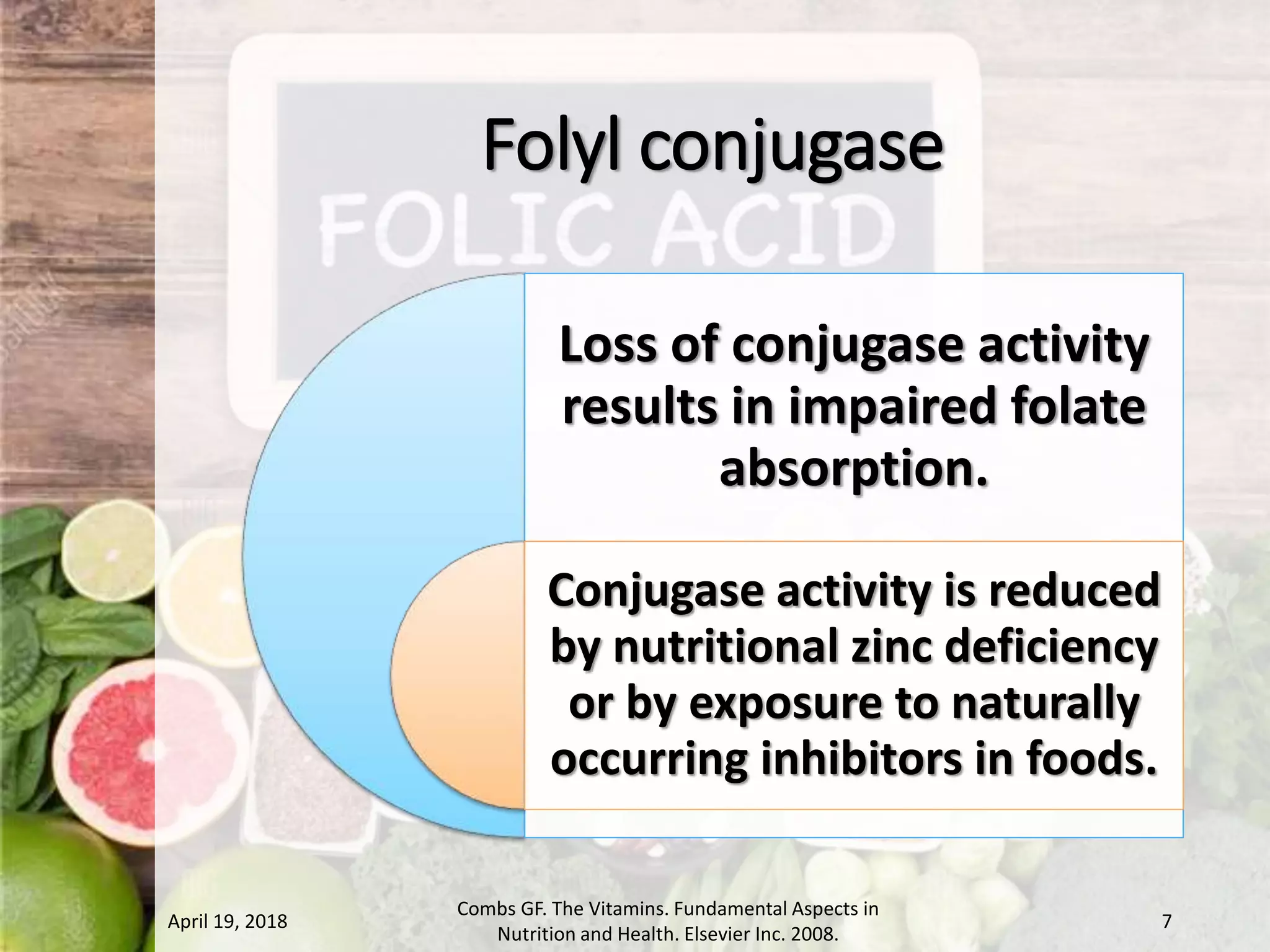 Absorption, transport and metabolism of folate | PPSX