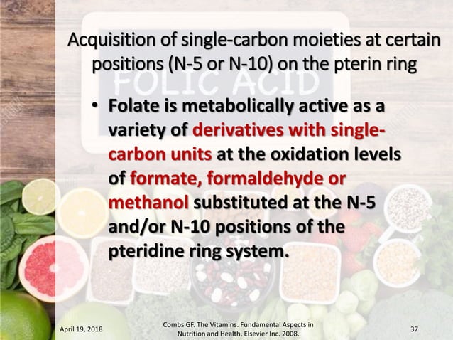 Absorption, transport and metabolism of folate | PPSX | Digestive ...
