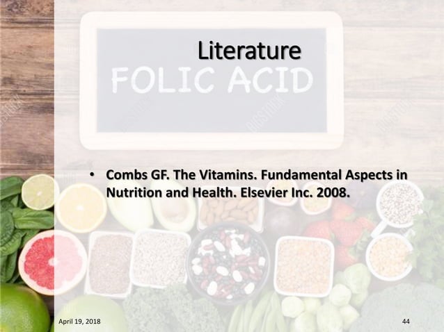 Absorption, transport and metabolism of folate | PPSX | Digestive ...