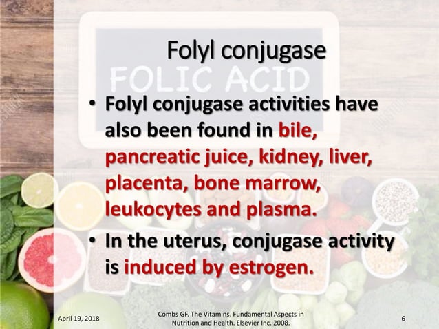 Absorption, transport and metabolism of folate | PPSX | Digestive ...